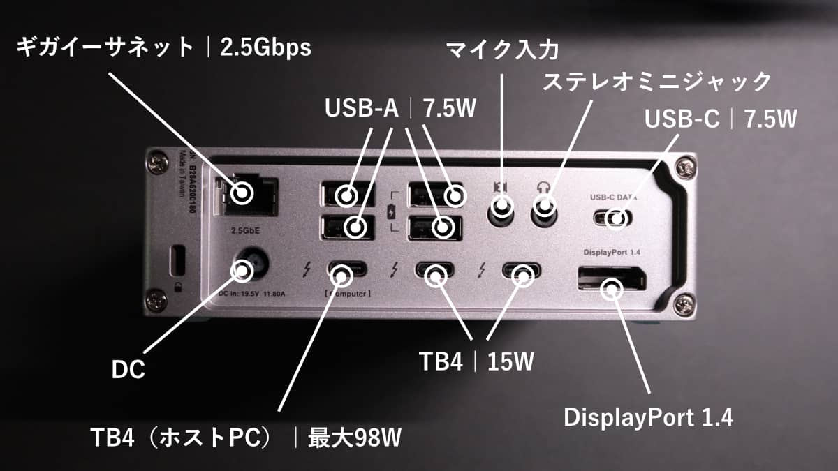 【レビュー】最強のThunderbolt 4ドッキングステーション CalDigit TS4 を購入しました